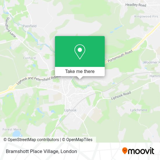 How to Get to Bramshott Place Village in East Hampshire by Bus or Train?