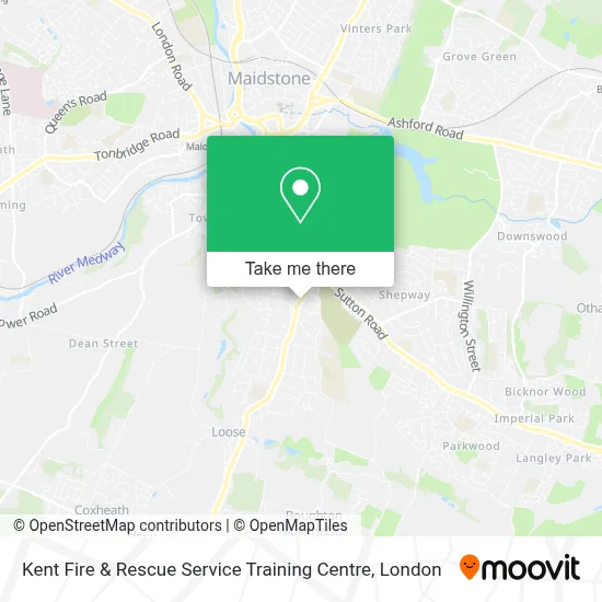 How to Get to Kent Fire & Rescue Service Training Centre in Maidstone ...