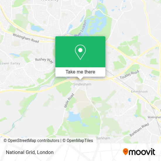 How to Get to National Grid in Wokingham by Bus or Train?