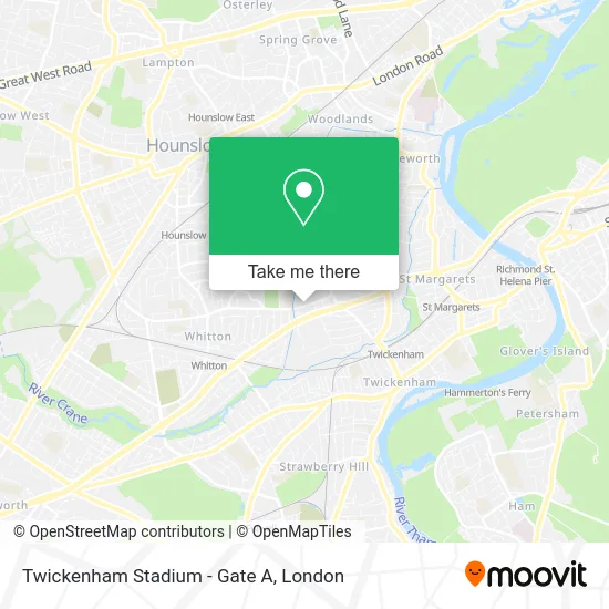 How to Get to Twickenham Stadium - Gate A by Bus, Tube or Train?
