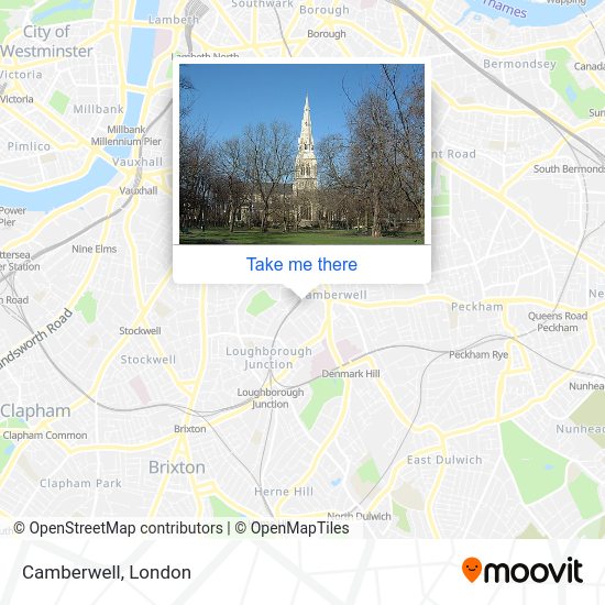How to Get to Camberwell by Bus, Tube or Train?
