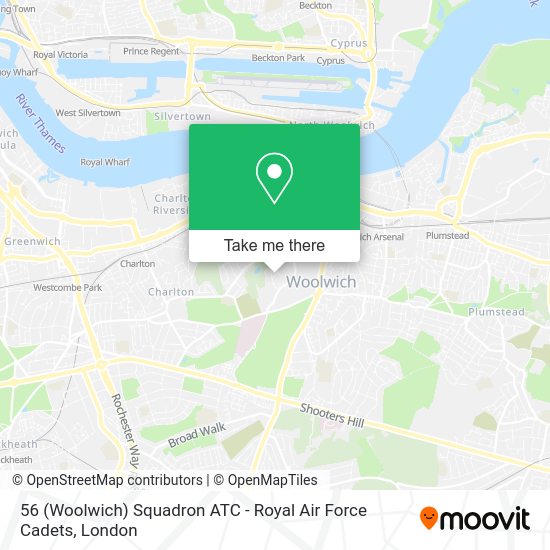 How to Get to 56 (Woolwich) Squadron ATC - Royal Air Force Cadets by ...