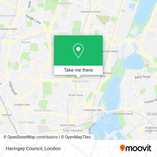 How to Get to Haringey Council in Tottenham by Bus, Tube or Train?