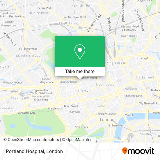 How to Get to Portland Hospital in Marylebone by Bus, Tube or Train?