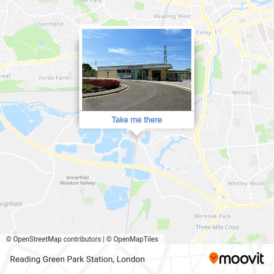 How to Get to Reading Green Park Station in West Berkshire by Bus or Train?