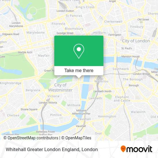 How to Get to Whitehall Greater London England in Westminster by Bus ...