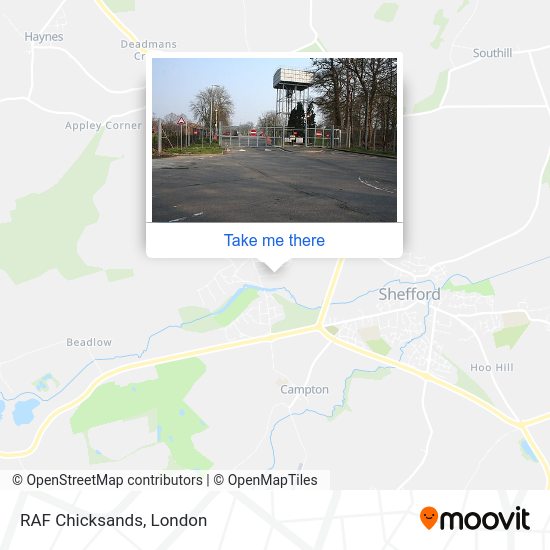 How to Get to RAF Chicksands in Central Bedfordshire by Bus or Train?