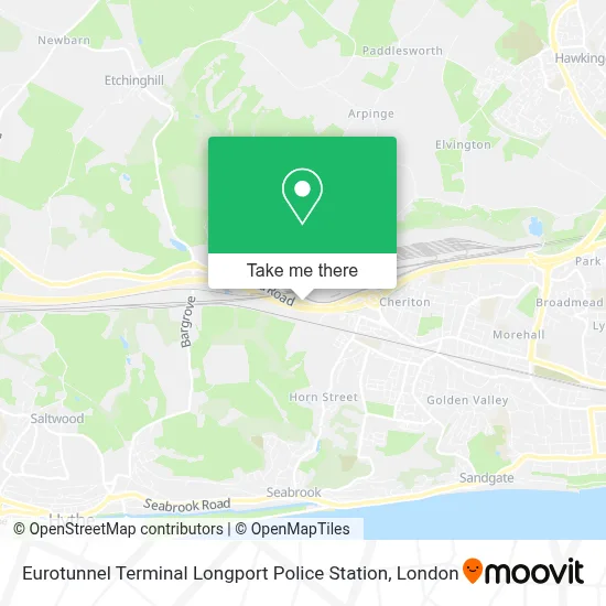 How to Get to Eurotunnel Terminal Longport Police Station in Shepway by ...