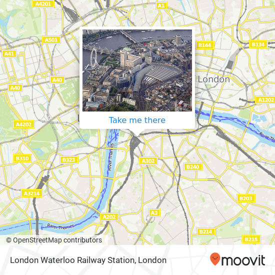 How to Get to London Waterloo Railway Station by Tube, Train or Bus?