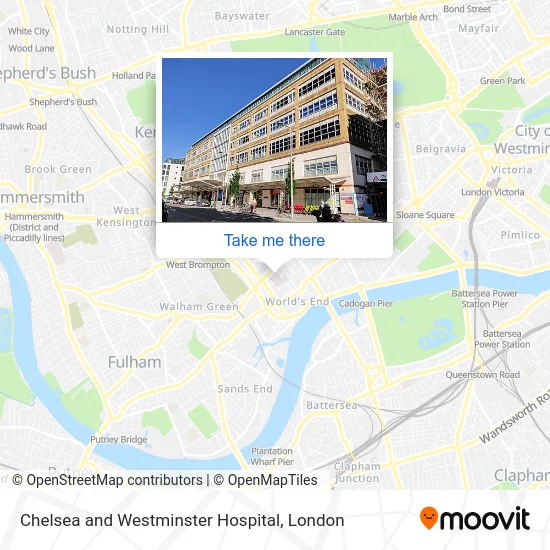How to Get to Chelsea and Westminster Hospital by Bus, Tube, Train or DLR?