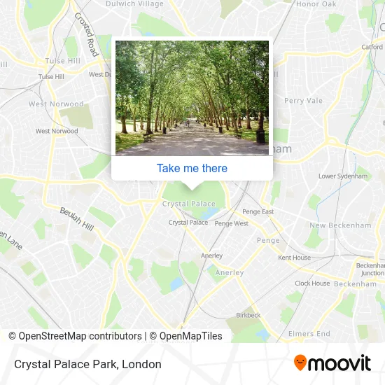 How to Get to Crystal Palace Park by Train, Bus or Tube?