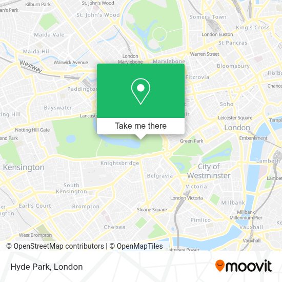 How to Get to Hyde Park in Mayfair by Bus, Tube or Train?