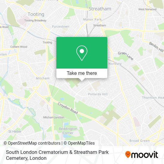 How to Get to South London Crematorium & Streatham Park Cemetery in ...