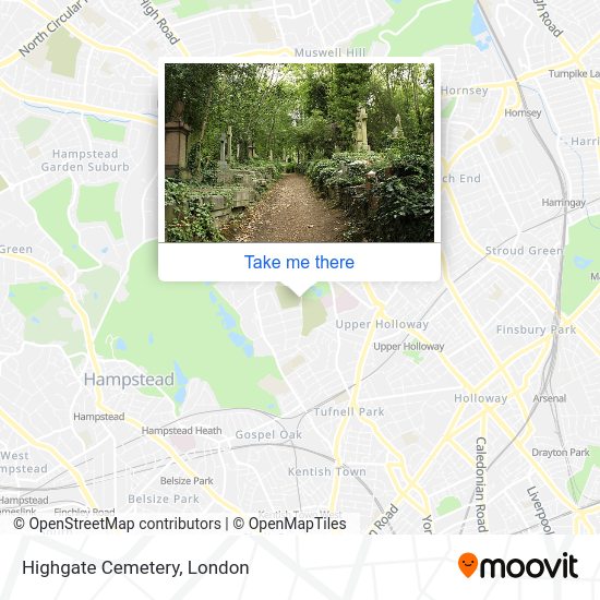 How to Get to Highgate Cemetery by Bus, Tube or Train?