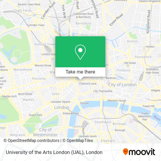 How to Get to University of the Arts London (UAL) in Bloomsbury by Bus ...