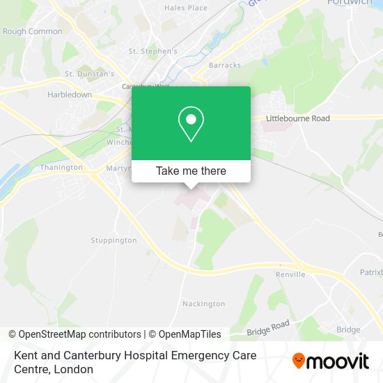 How to Get to Kent and Canterbury Hospital Emergency Care Centre by Bus ...