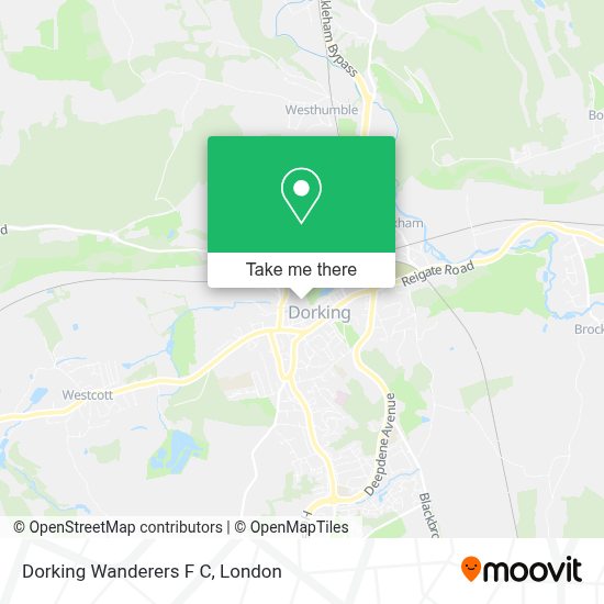 How to Get to Dorking Wanderers F C by Bus or Train?