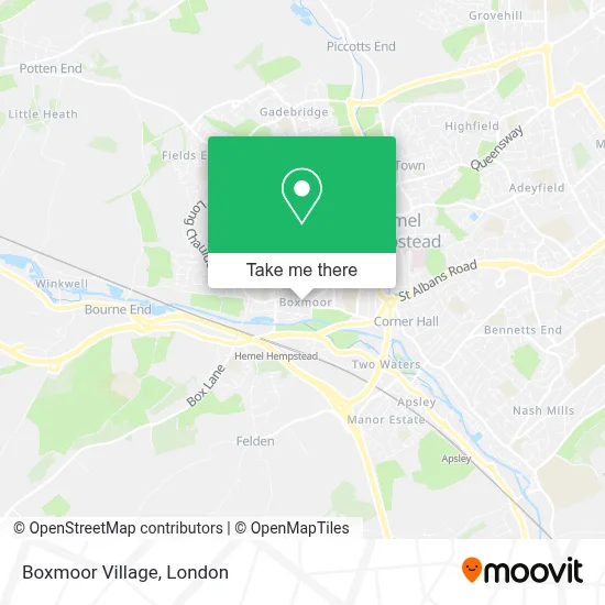 How to Get to Boxmoor Village in Hemel Hempstead by Train or Bus?