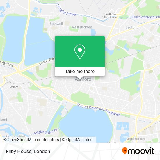 How to Get to Filby House in Ashford (Surrey) by Bus or Train?