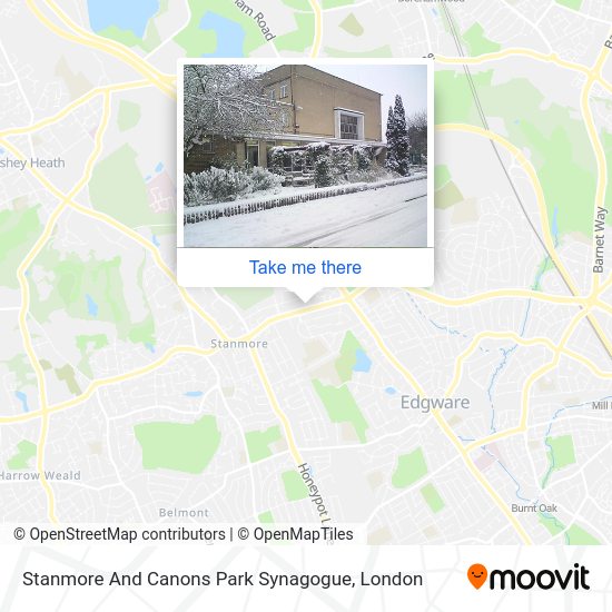 How to Get to Stanmore And Canons Park Synagogue by Bus or Tube?