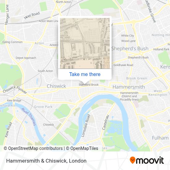 How to Get to Hammersmith & Chiswick by Bus, Tube or Train?