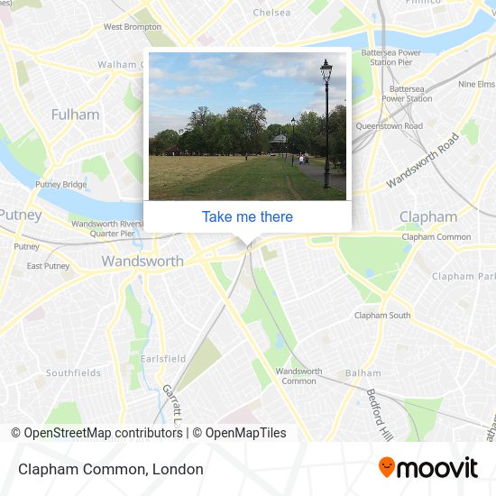 How to Get to Clapham Common by Train, Bus or Tube?