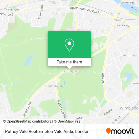 How to Get to Putney Vale Roehampton Vale Asda by Bus, Tube or Train?