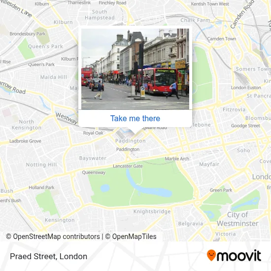 How to Get to Praed Street in Paddington by Bus, Tube or Train?
