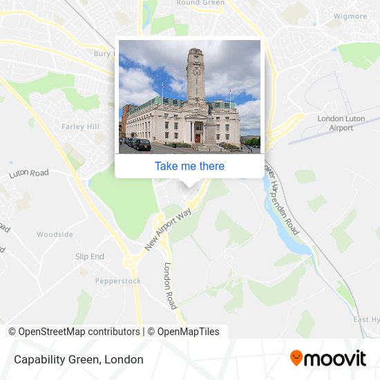 How to Get to Capability Green in Luton by Bus or Train?