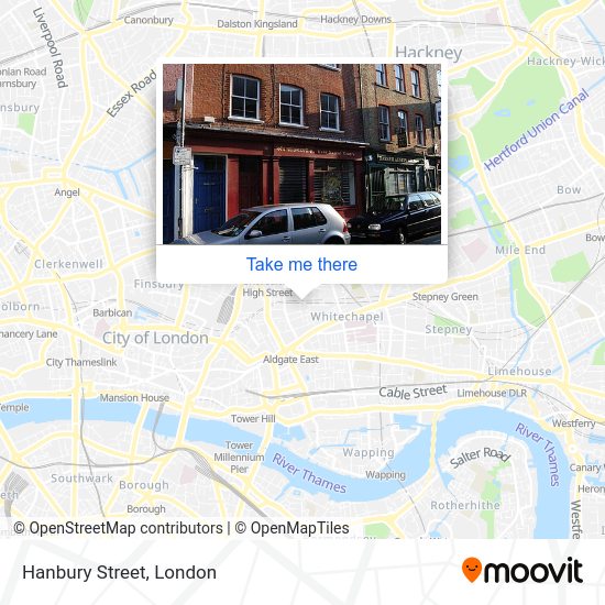How to Get to Hanbury Street in Spitalfields by Tube, Bus or Train?