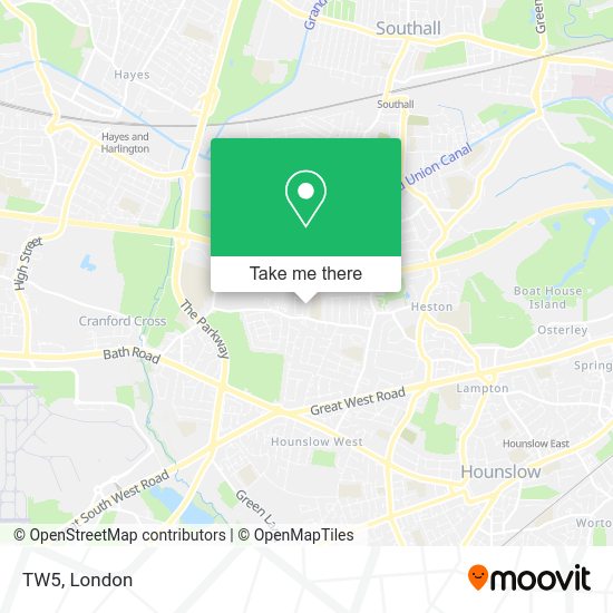 How to Get to TW5 in Heston by Bus, Tube or Train?