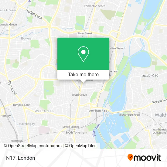 How to Get to N17 in Tottenham by Bus, Train or Tube?