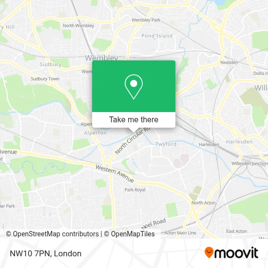 How to Get to NW10 7PN in Alperton by Bus, Tube or Train?