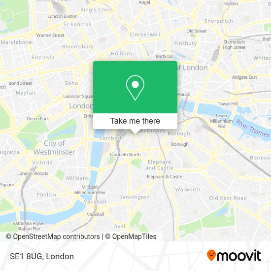 How to Get to SE1 8UG in Waterloo by Train, Tube, Bus or DLR?