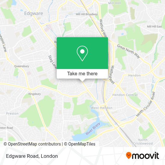 How to Get to Edgware Road in Colindale by Bus, Tube or Train?