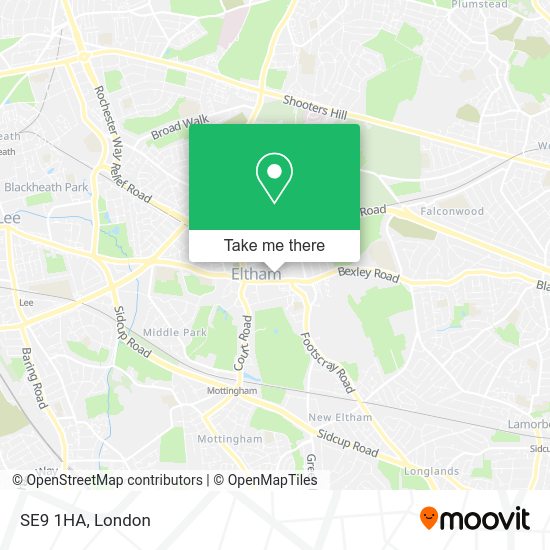 How to Get to SE9 1HA in Eltham by Bus, Train or Tube?