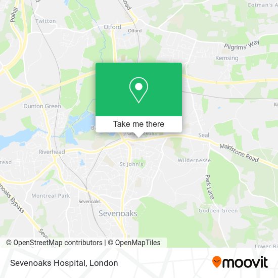 How to Get to Sevenoaks Hospital by Bus or Train?