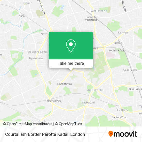 How to Get to Courtallam Border Parotta Kadai in South Harrow by Bus ...