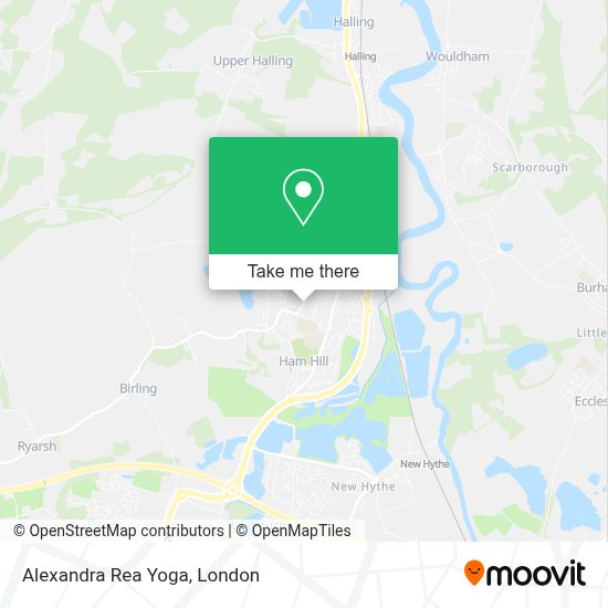 How to get to Alexandra Rea Yoga in Tonbridge And Malling by Bus or Train?