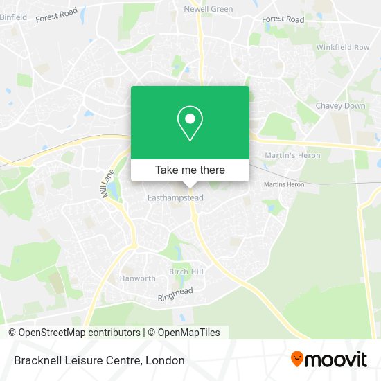 How to Get to Bracknell Leisure Centre by Bus or Train?
