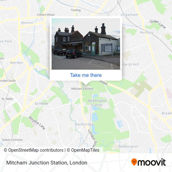 How to Get to Mitcham Junction Station by Bus, Train, Tube or Tramlink?