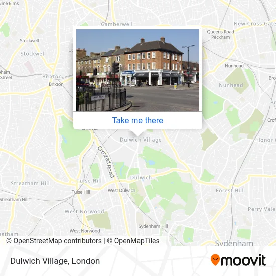 How to Get to Dulwich Village by Bus, Train or Tube?
