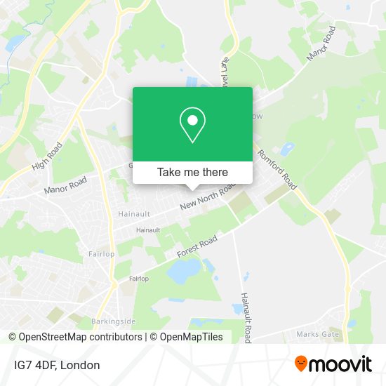How to Get to IG7 4DF in Hainault by Bus, Tube or Train?