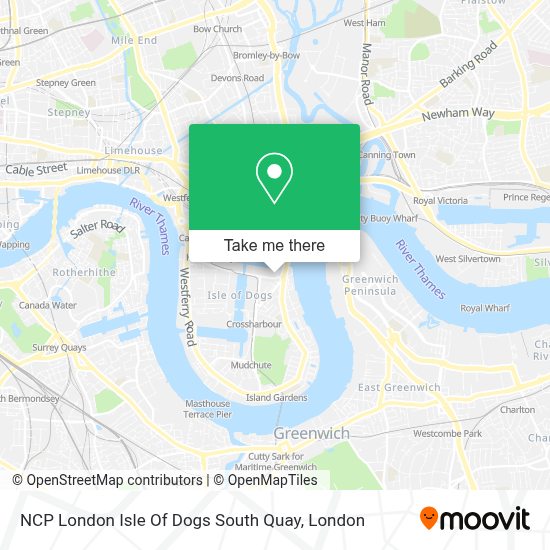 How to Get to NCP London Isle Of Dogs South Quay in Canary Wharf by Bus ...