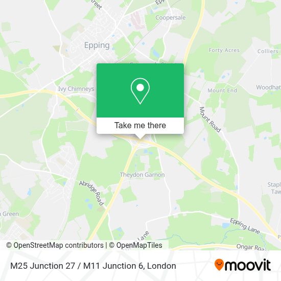 How to Get to M25 Junction 27 / M11 Junction 6 in Epping Forest by Bus ...