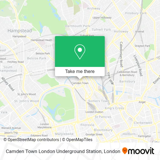 How to Get to Camden Town London Underground Station by Tube, Bus ...
