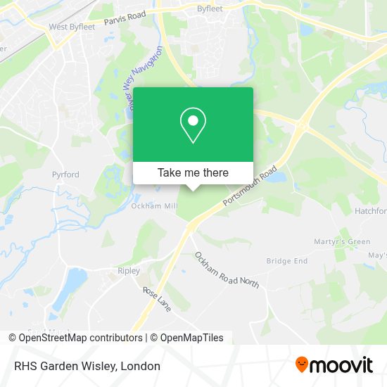 How to Get to RHS Garden Wisley in Guildford by Bus or Train?