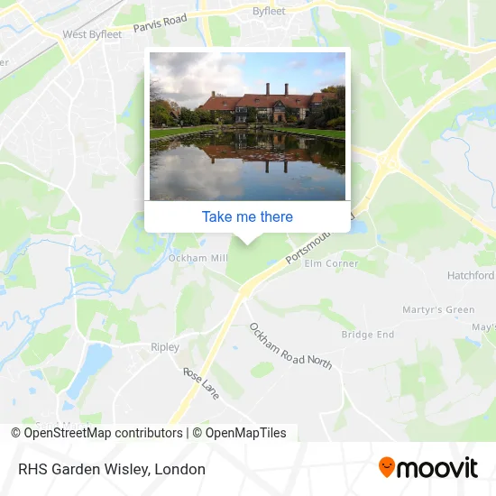 How to Get to RHS Garden Wisley in Guildford by Bus or Train?