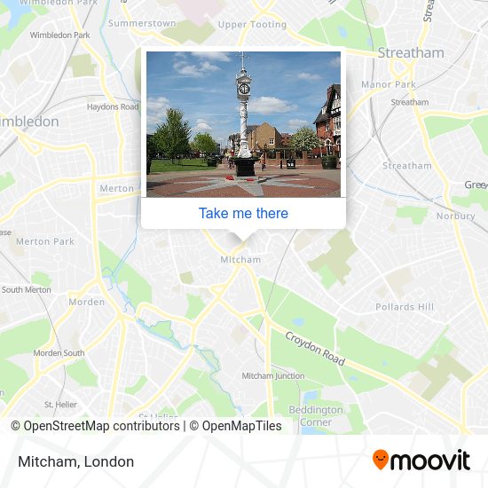 How to Get to Mitcham by Bus, Tube or Train?