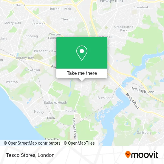 How to Get to Tesco Stores in London by Bus or Train?